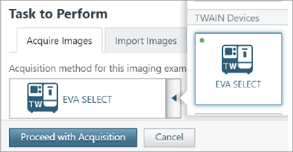 Setting up the ImageWorks Eva Select sensor